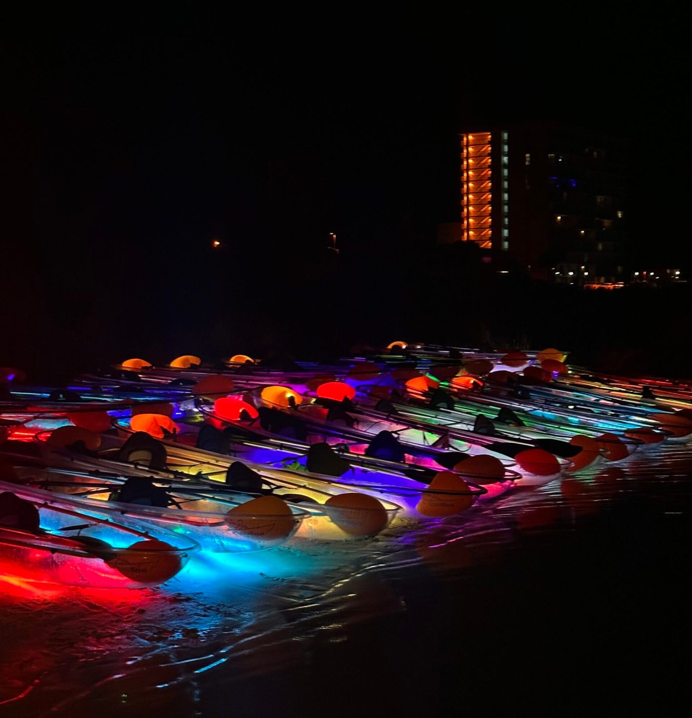 Groups and Parties | LED Night Kayaking & Biking in Florida | Glow Paddle