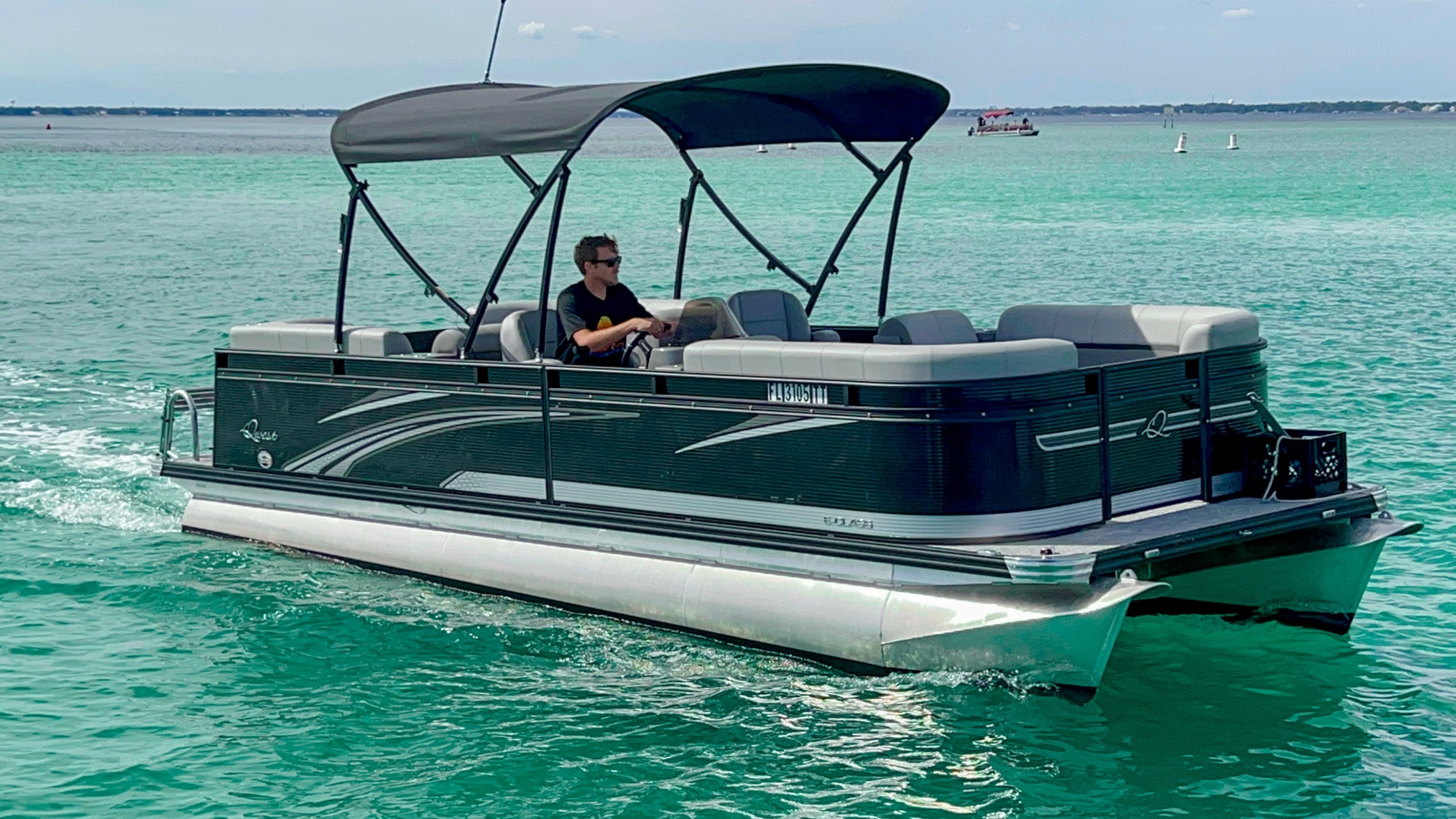 Full Day – 24′ High Performance Pontoon W/115hp W/ Navarre Pontoons ...